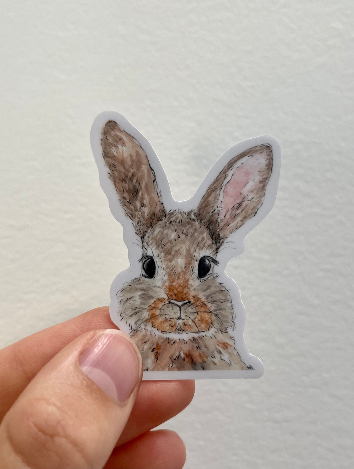 Bunny Vinyl Sticker Rabbit Sticker Bunny Decal Waterproof - Etsy