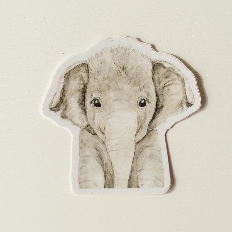 Elephant Decal - Etsy