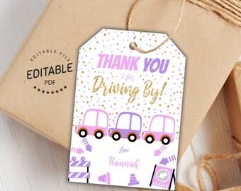 Drive by Favor Tag | Etsy
