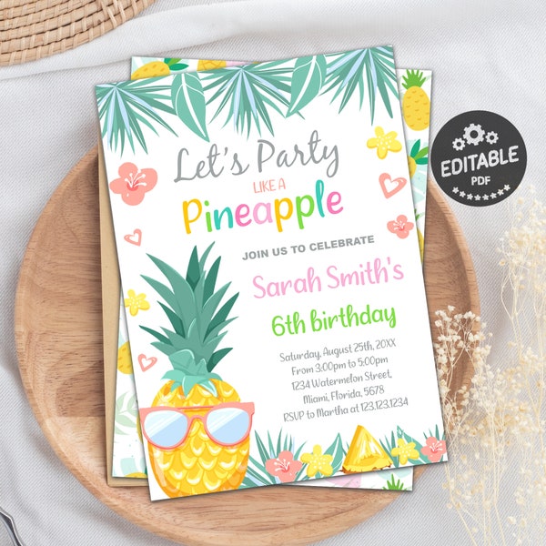 Tropical Birthday - Etsy