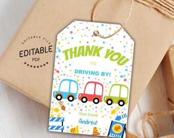 Drive by Favor Tag | Etsy