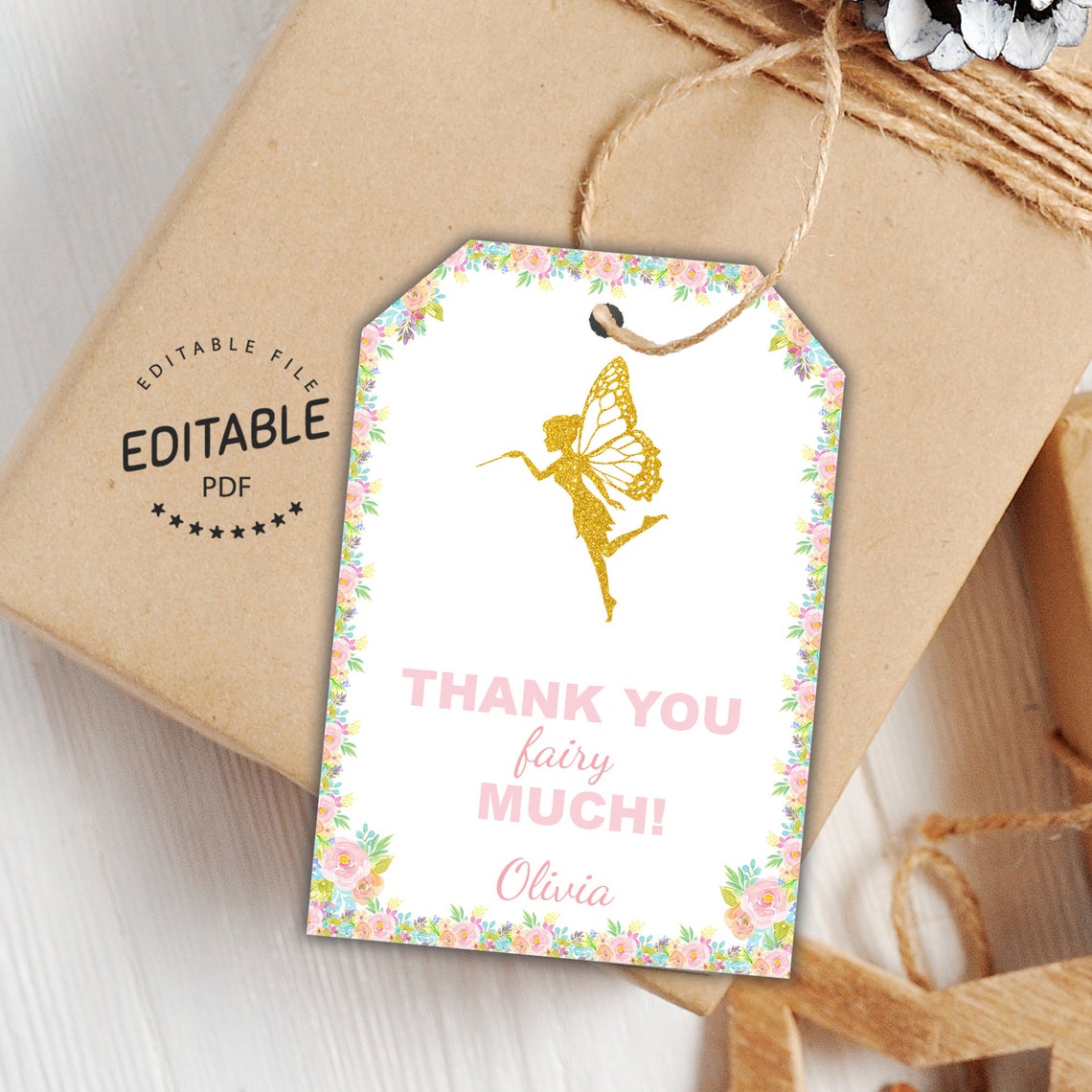 Fairy Tags Fairy Gift Tags Fairy Favor Tags Fairy Birthday | Etsy