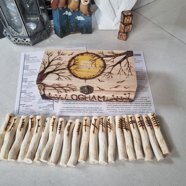 Wooden Ogham Sticks - Etsy