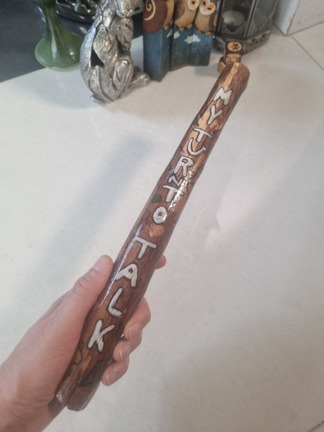 Extra Large Talking Stick, Speakers Staff Healing, Opening Up, Group or ...