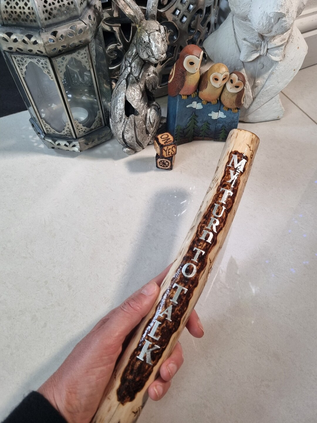 Talking Stick, Classroom Speakers Staff, Healing, Group or Family ...