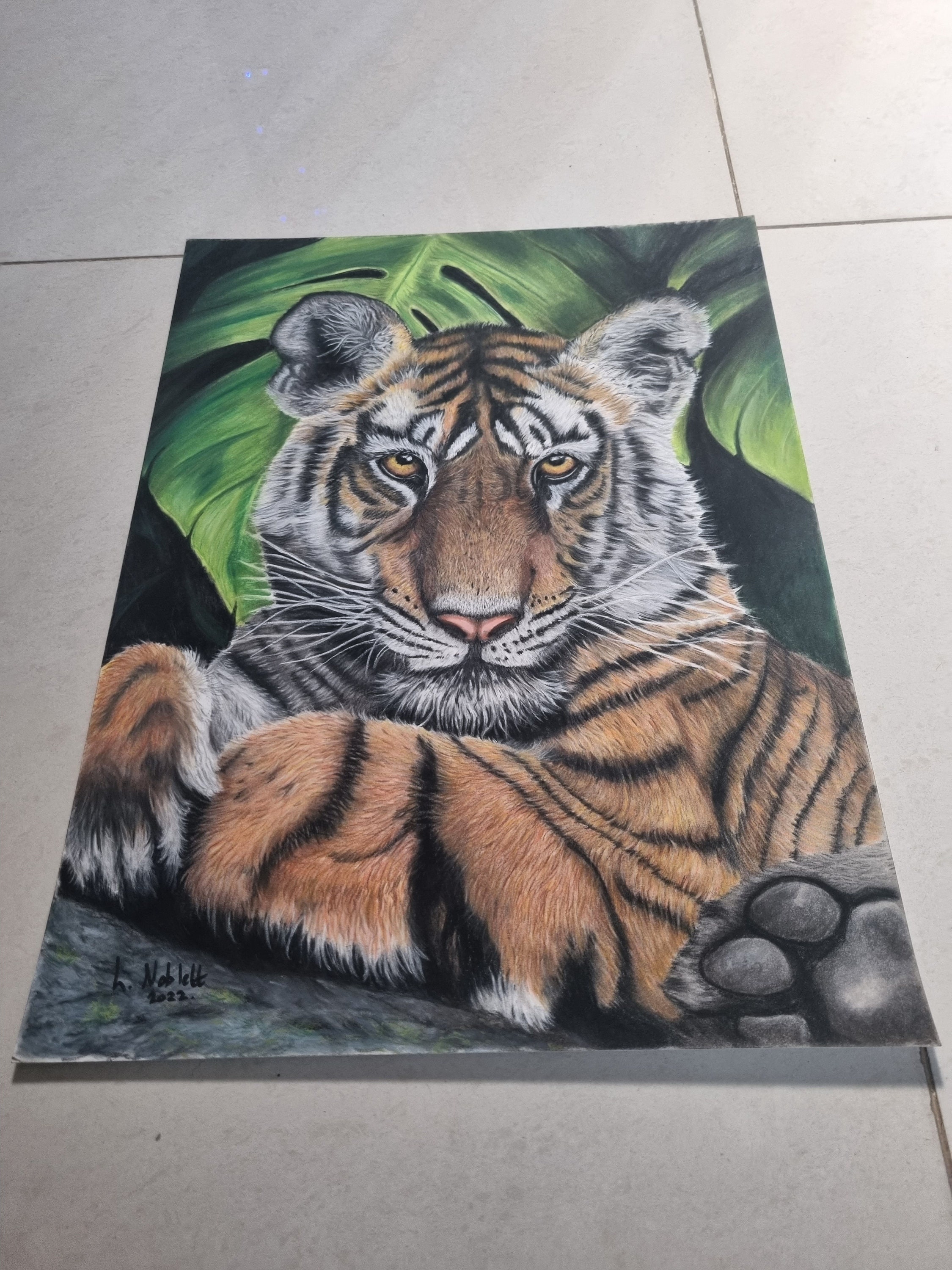 Fine Art A3 Size Pastel Painting. Original Artwork Not a Print ...