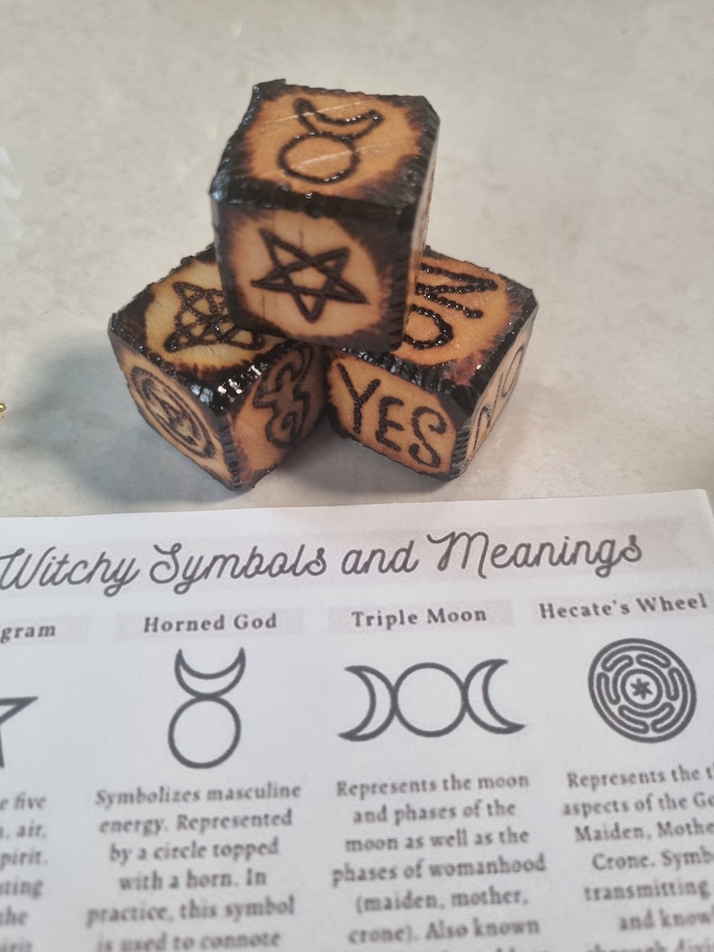Astragalomancy Divination Witch Dice Wiccan Druid Ritual Alter Magic ...