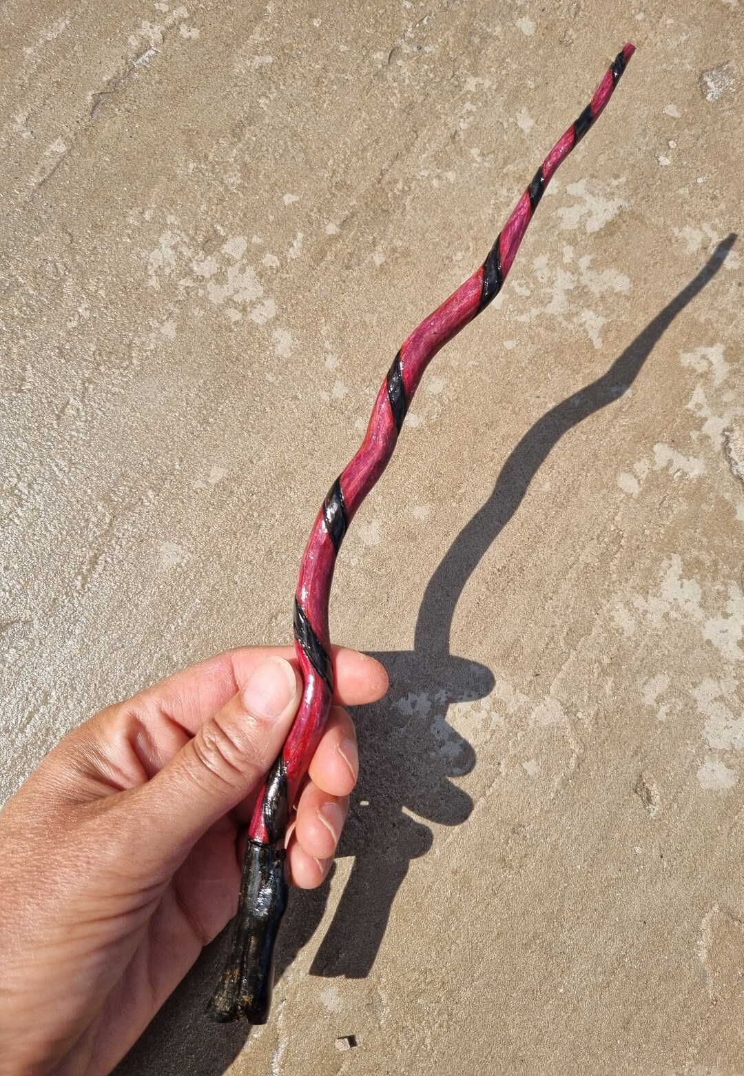 Ivy Ogham Wand Elegant Pagan Wiccan Druid Ritual Wand Alter - Etsy