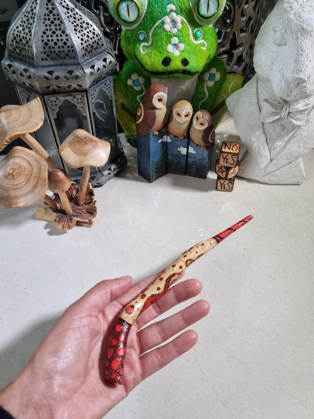 Wand Druid for Traditional Witchcraft, Wicca, Hedgewitch, Spell Casting ...