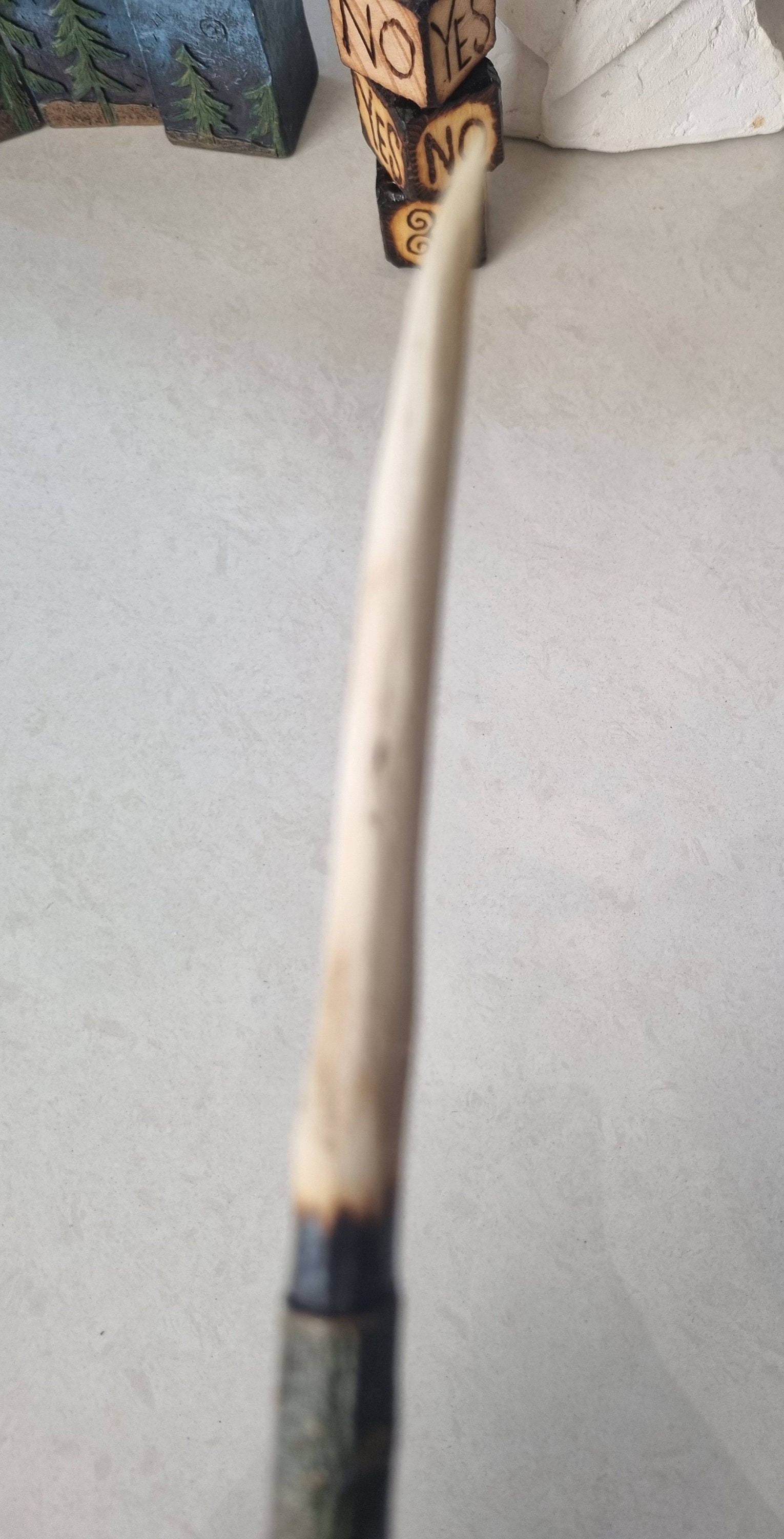 Magical Holly Wood Wand Tree Ogham Wand Pagan, Wiccan Druid Ritual Wand ...