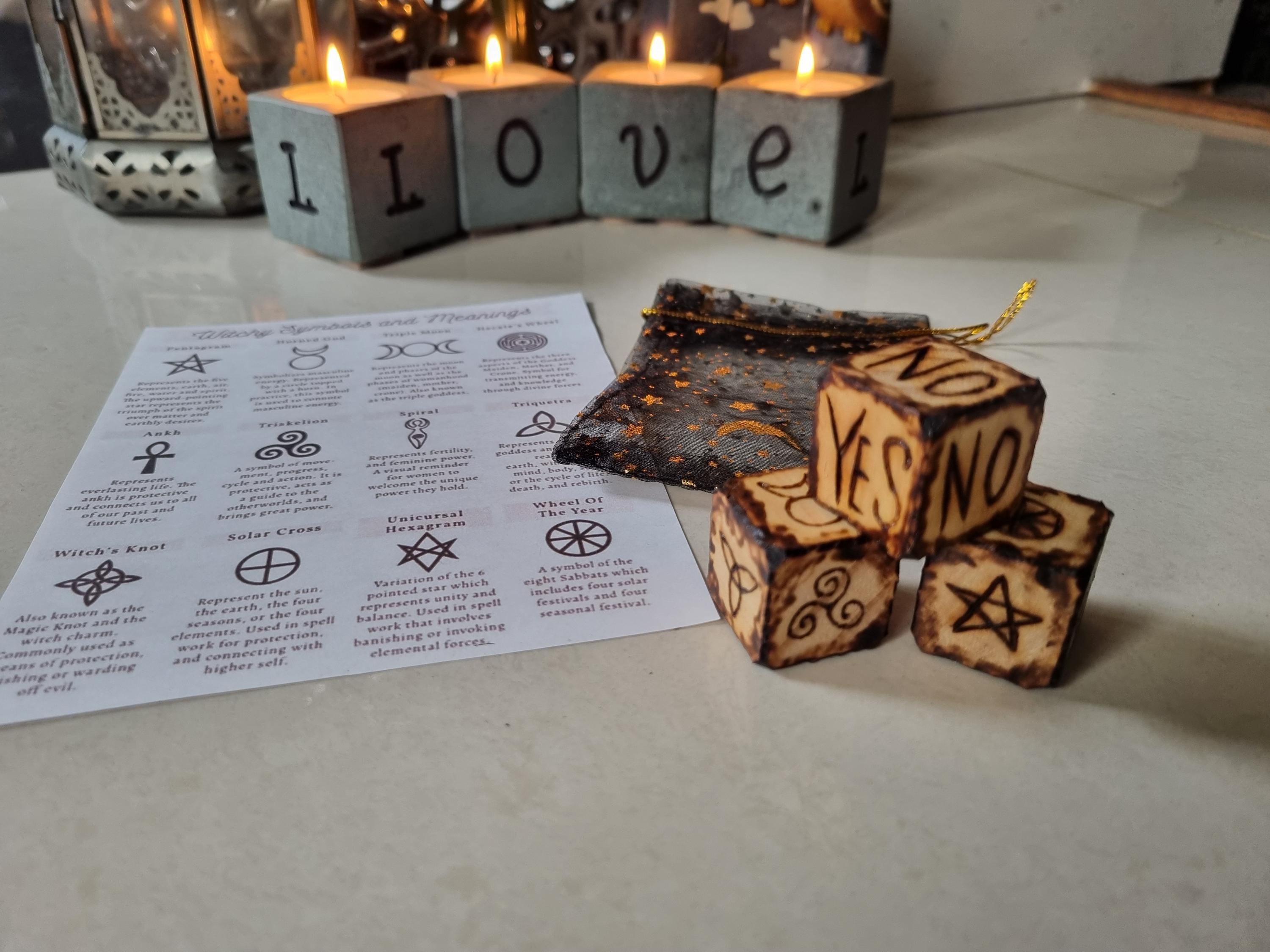 Fortune Telling Divination, Witches Dice, Magic Oracle, Prediction ...