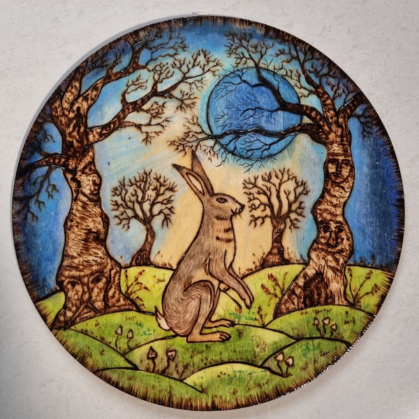 Wood Bunny Wall Art - Etsy