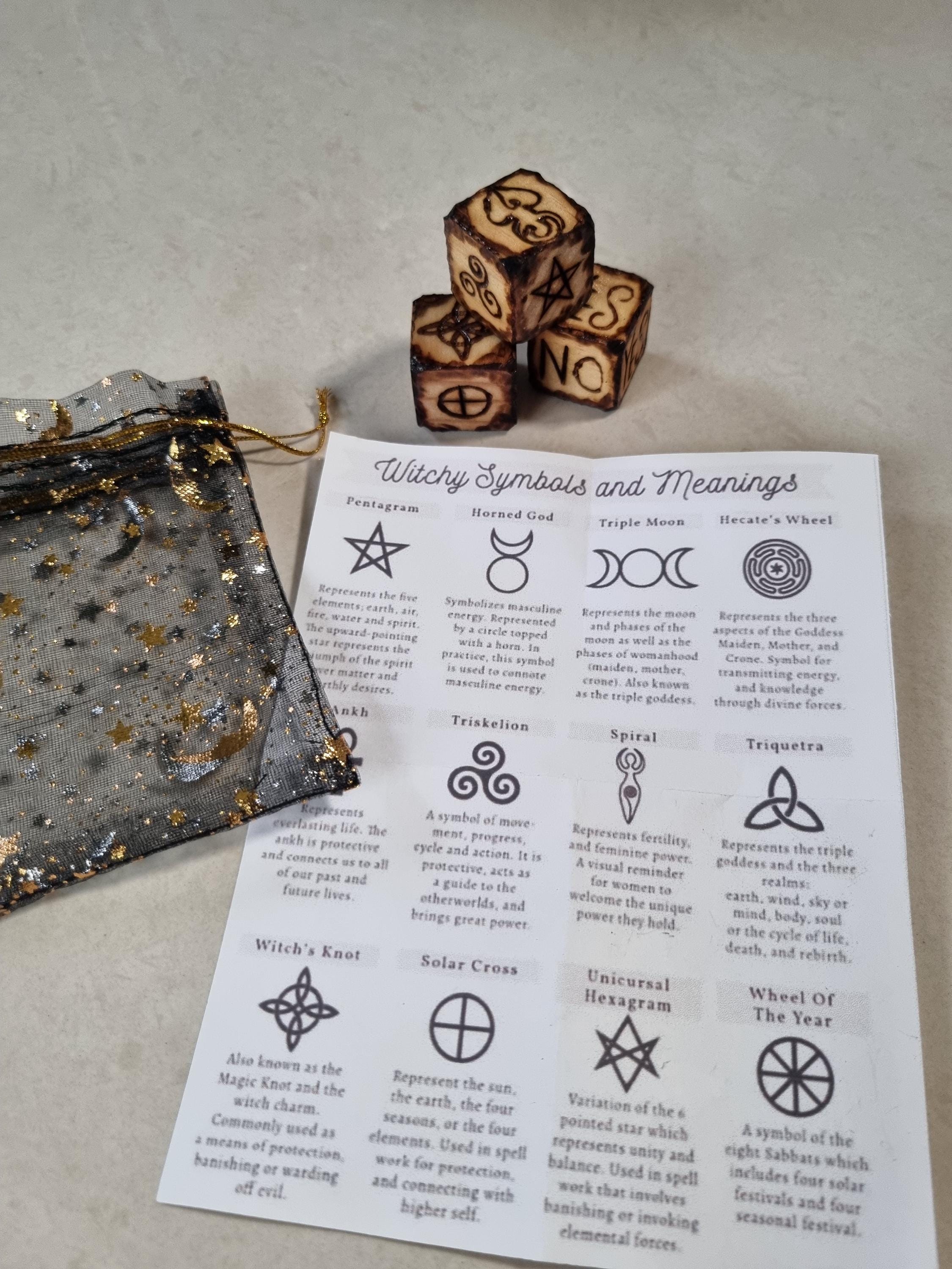 Fortune Telling Divination, Witches Dice, Magic Oracle, Prediction ...