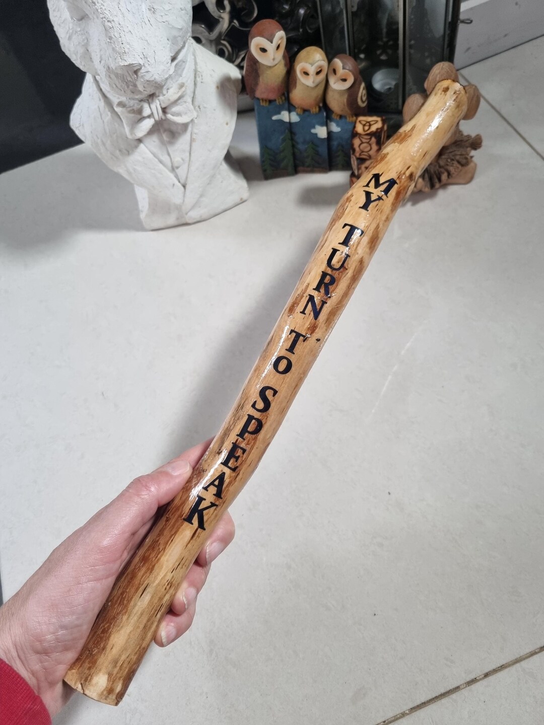 43 Cm Speaking Talking Stick, Speakers Staff Healing, Opening Up, Group ...