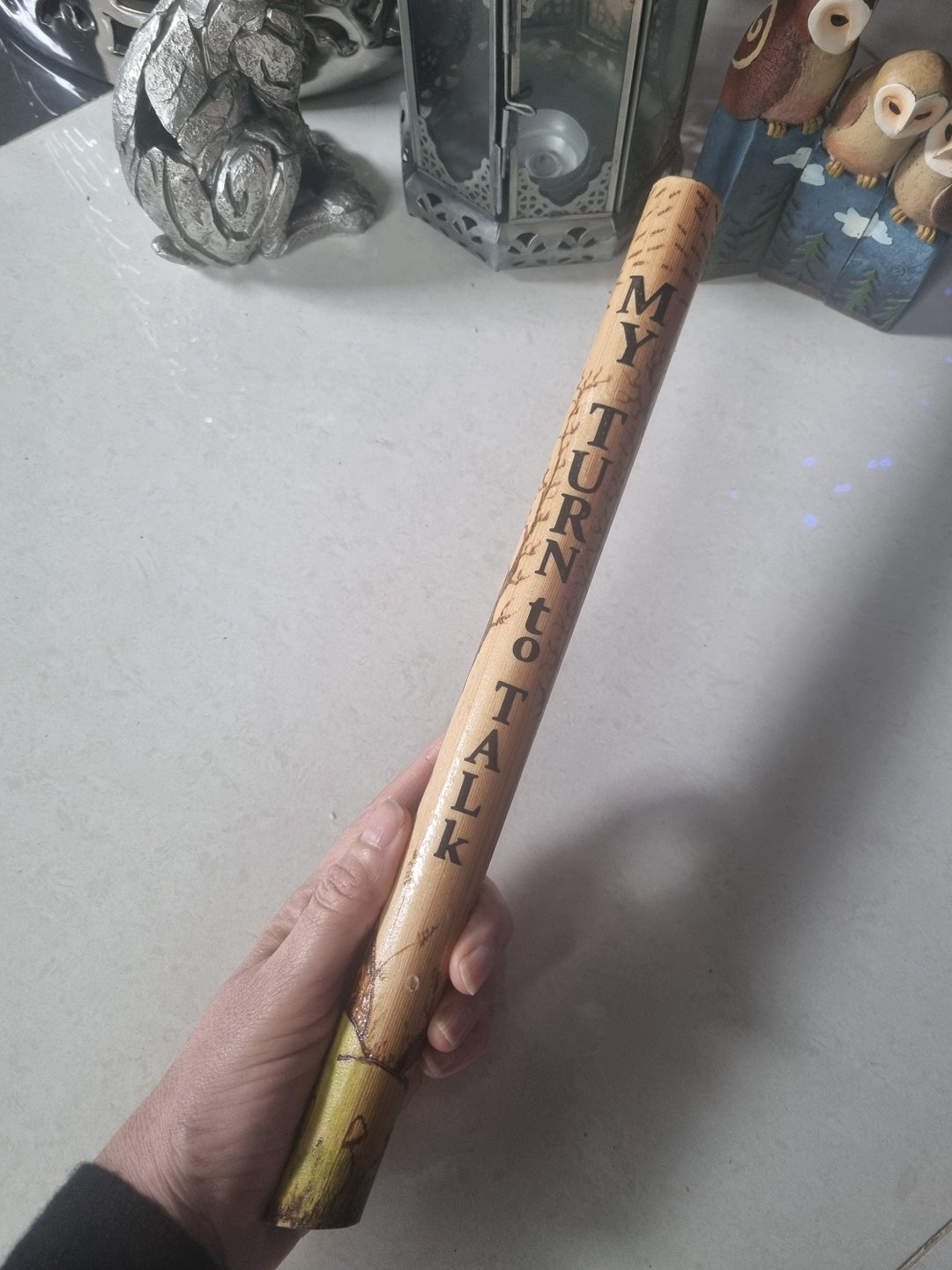 Handcrafted Talking Stick, Healing, Opening Up, Group or Family Therapy ...
