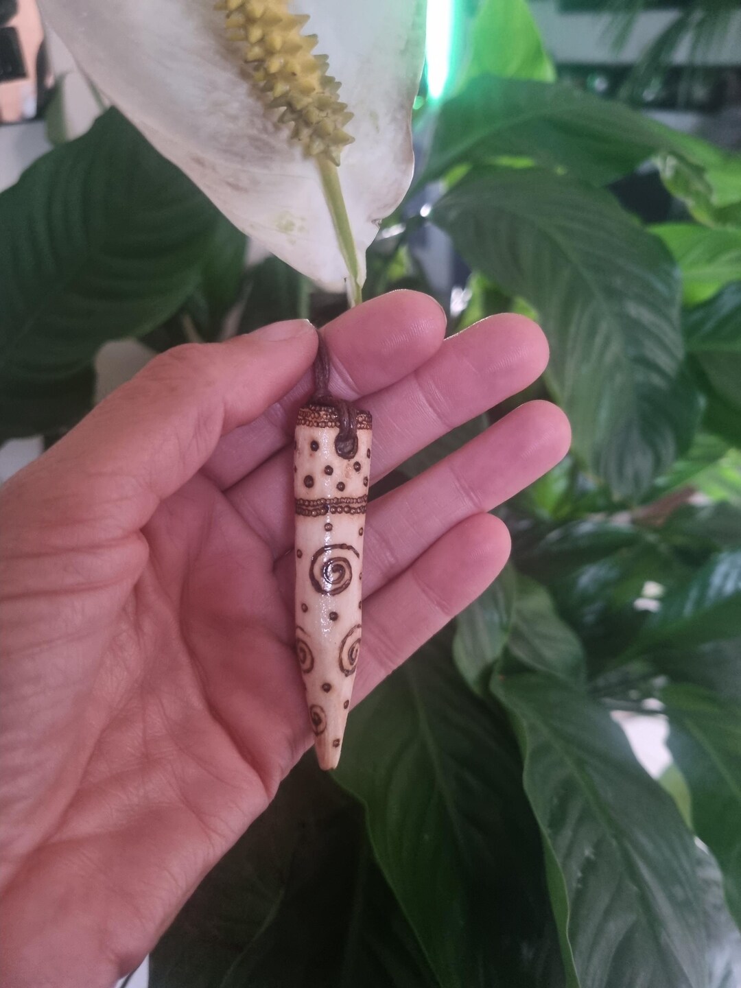 Magical Yew Tree Ogham Pendant Necklace Celtic Tree Magic, Pagan, Druid ...