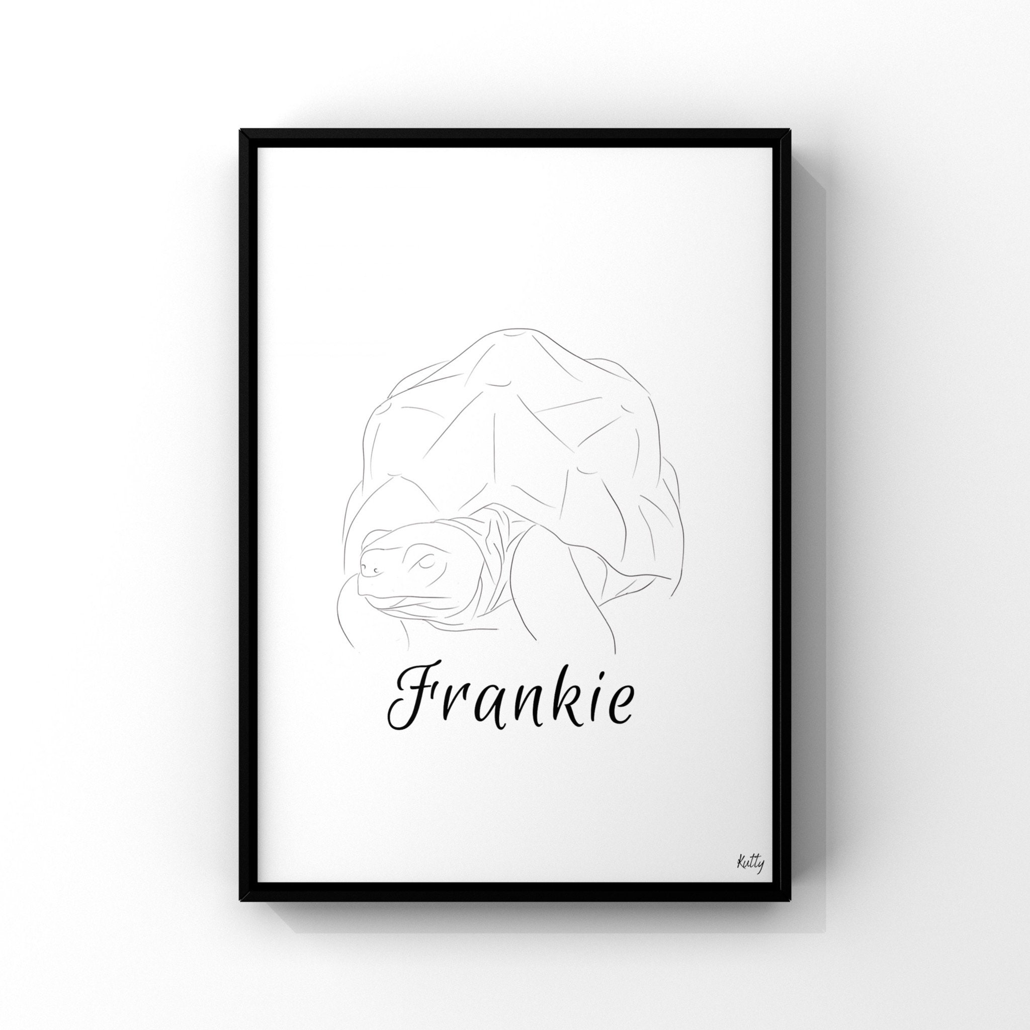 CUSTOM DOG & PET Portrait Fine Line Dog Custom Pet Drawings Pet ...