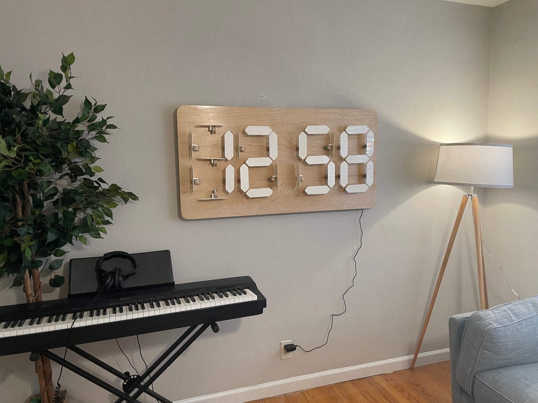 Large Mechanical Wall Clock - Etsy