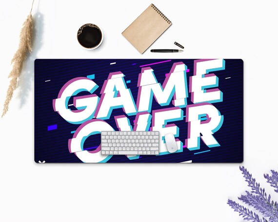 Gamer Over Desk Mat Gamer Desk Mat Cute Desk Pad Mouse Mat - Etsy