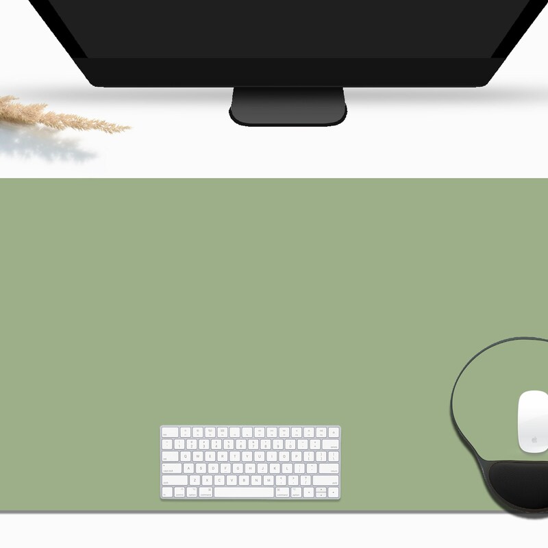 Green Desk Mat - Etsy