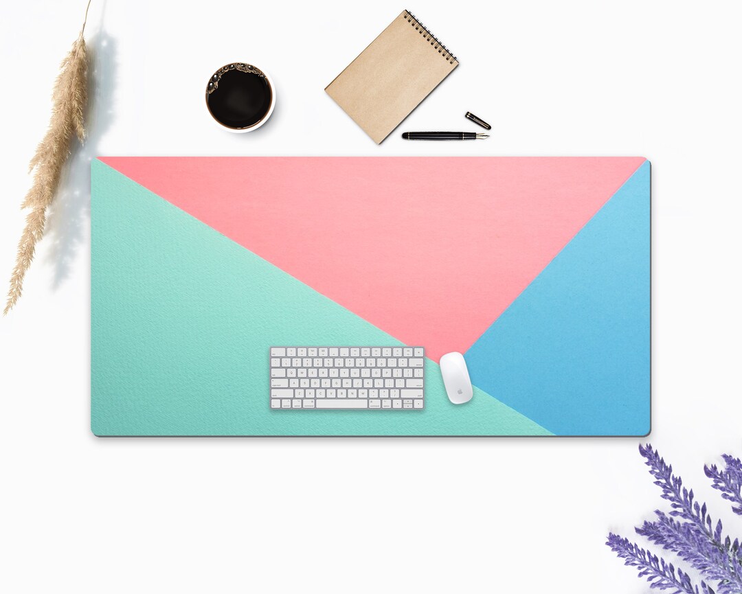 Multi Colored Paper Pastel Painting Desk Mat Desk Mat Extra - Etsy