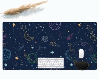 Desk Mat Planets - Etsy