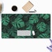 Tropical Green Monstera Leaves Desk Mat Desk Mat Cute Green - Etsy