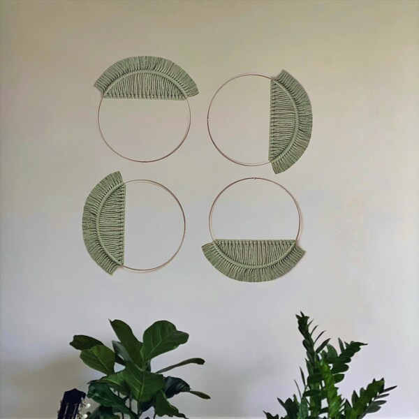 Woven Hoop Wall Art - Etsy