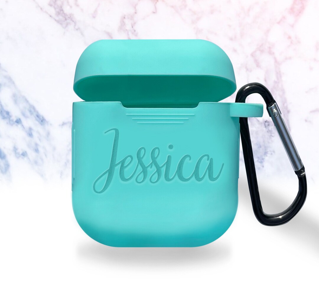 Personalized Airpods Case Name or Monogram Engraved Silicone Apple ...