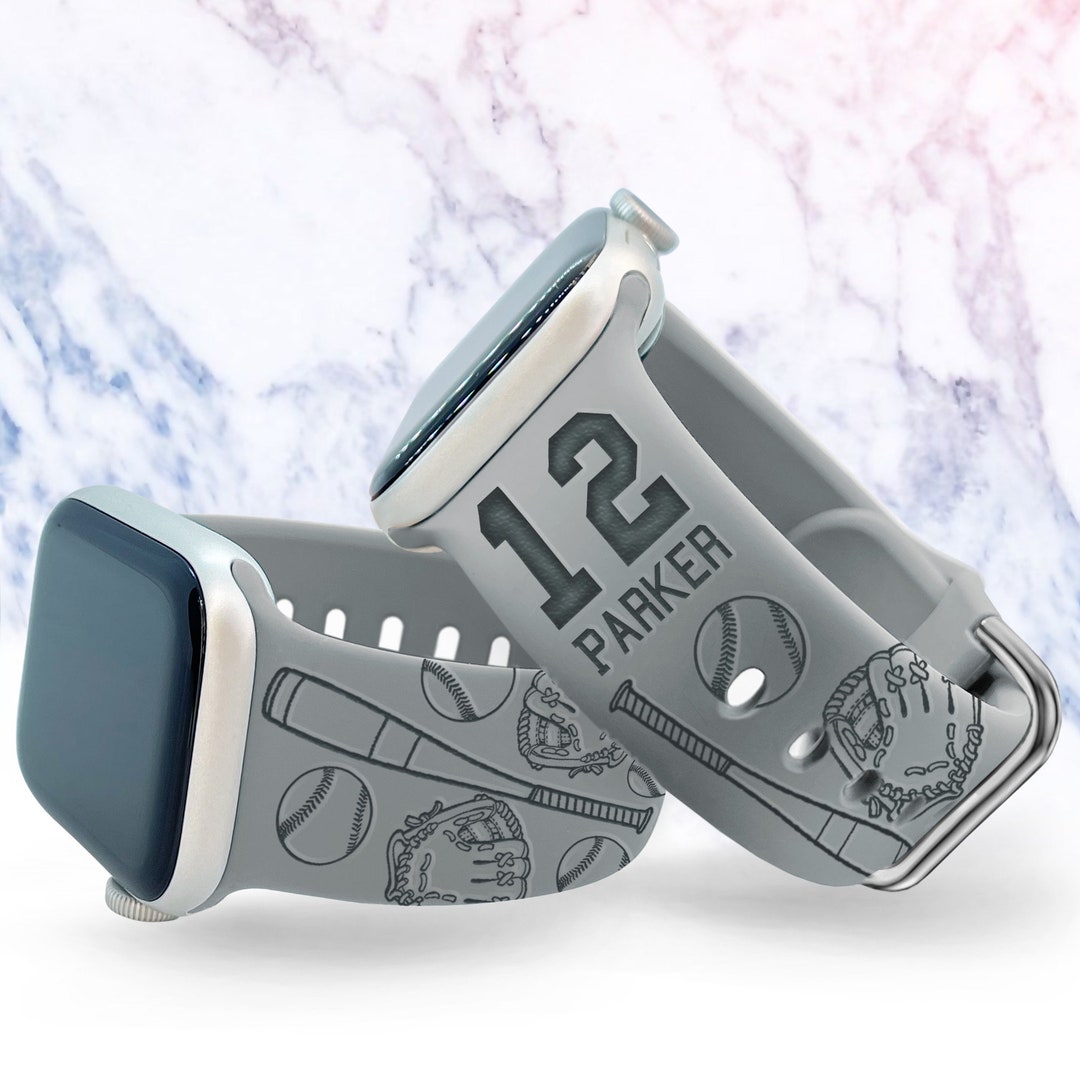 Superlugano Personalized Baseball Watch Band Compatible With Apple ...