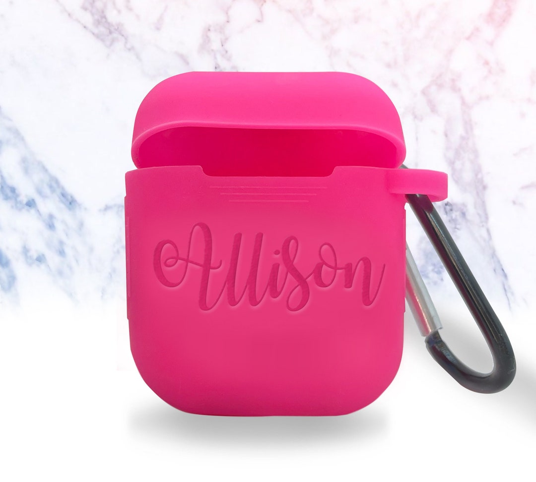 Personalized Airpods Case Name or Monogram Engraved Silicone Apple ...