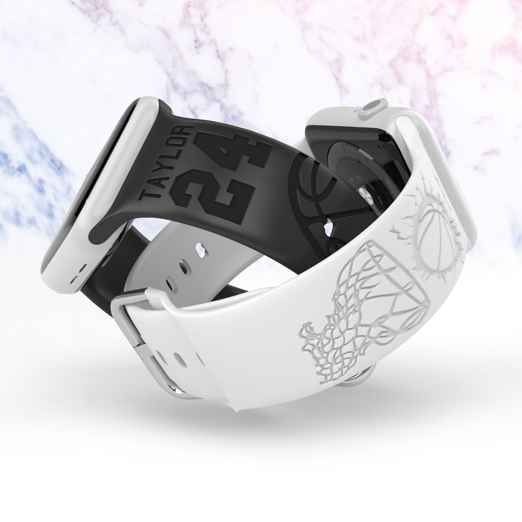 Personalized Basketball Watch Band Compatible With Apple Watch Iwatch ...
