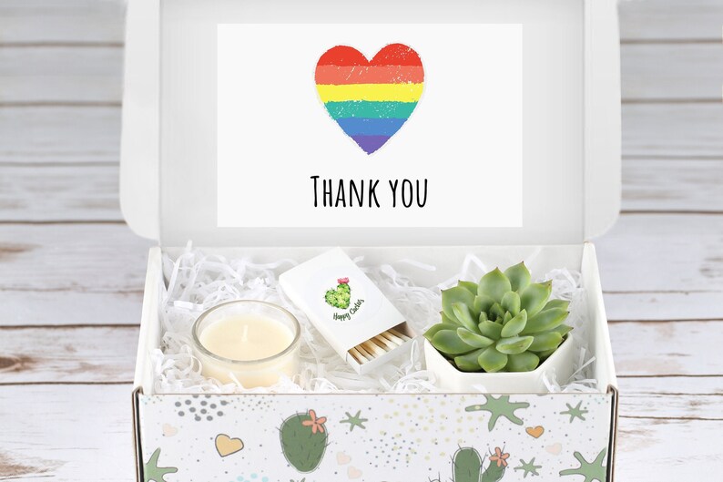 Thank You Gift Box Pride Gift Box LGBTQ Pride Gift LGBT | Etsy