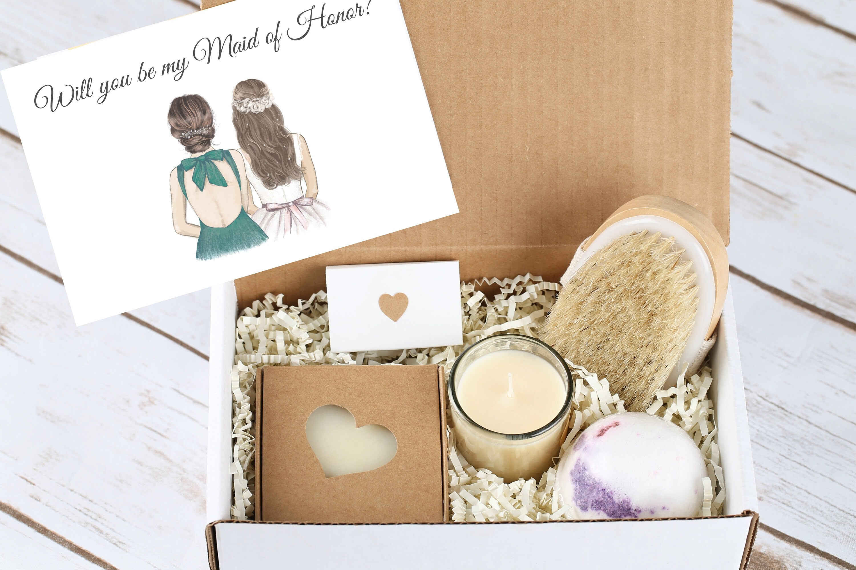 Maid Of Honor Proposal Box Will You Be My Maid Of Honor Gift Etsy