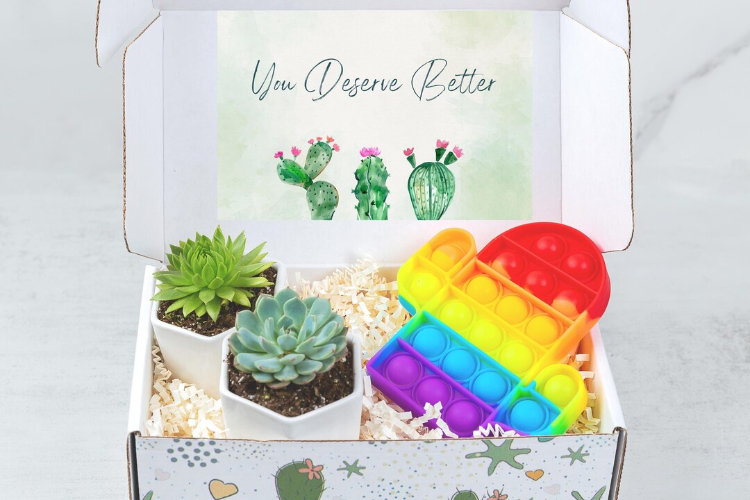 You Deserve Better Gift Box- Breakup Care Package- Cheer up Gift Box ...