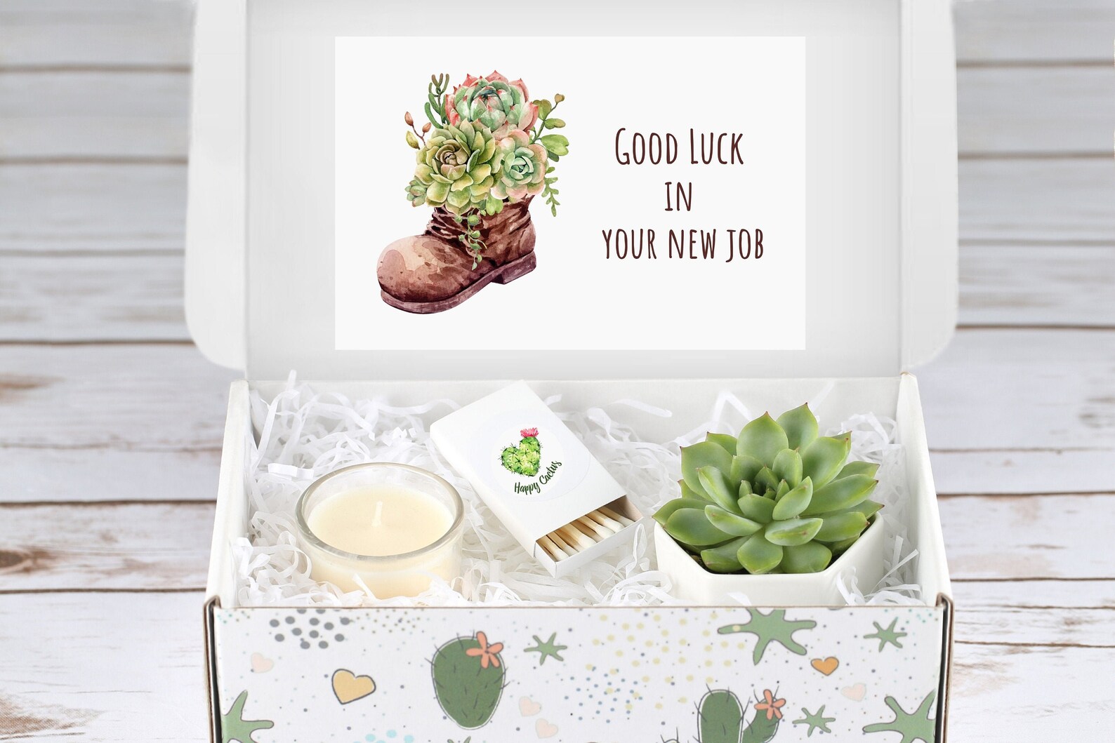 Good Luck in Your New Job Promotion Gift Boxnew Job Gift Set - Etsy