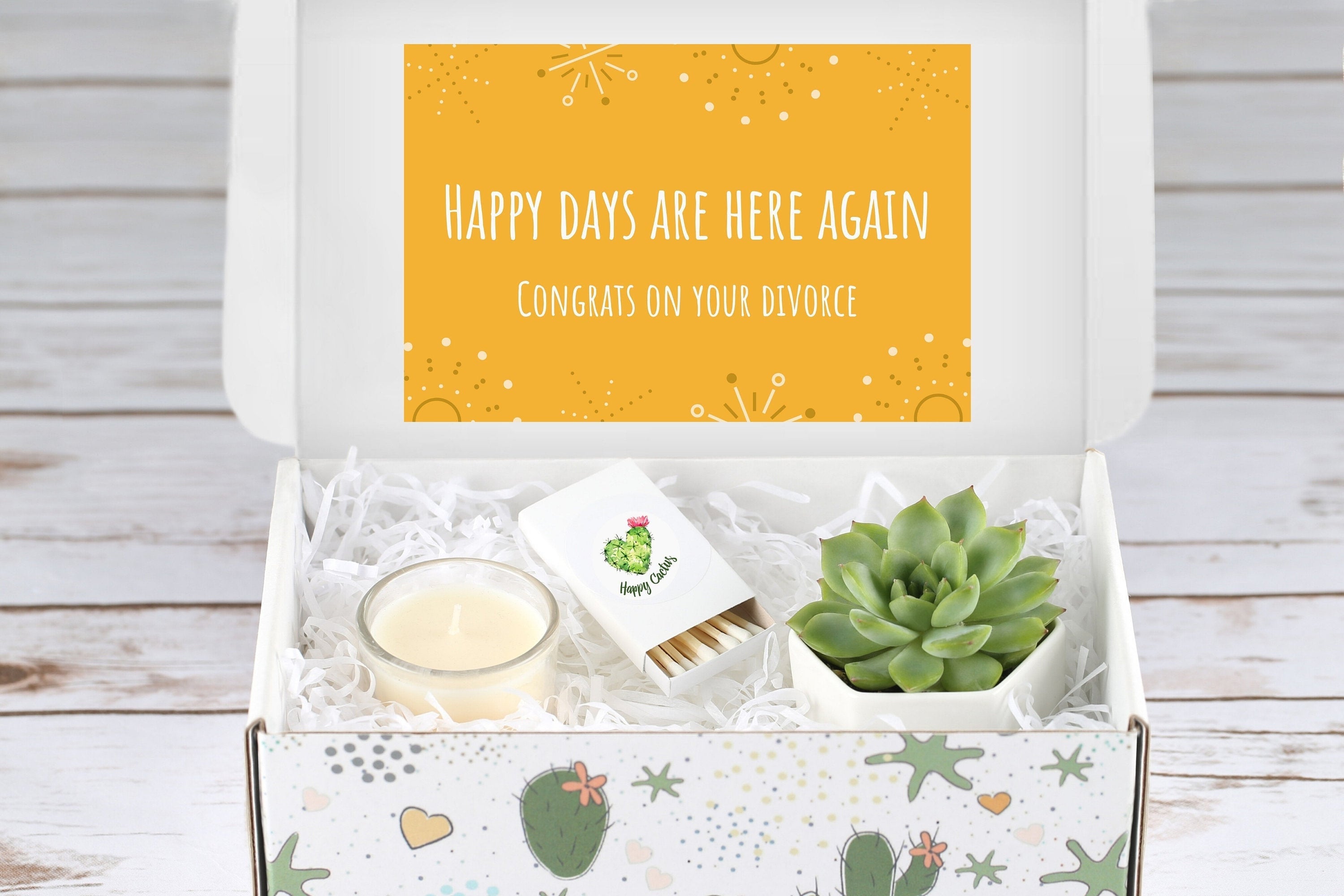 Divorce Gift Box Breakup Care Package Cheer Up Gift Box New | Etsy