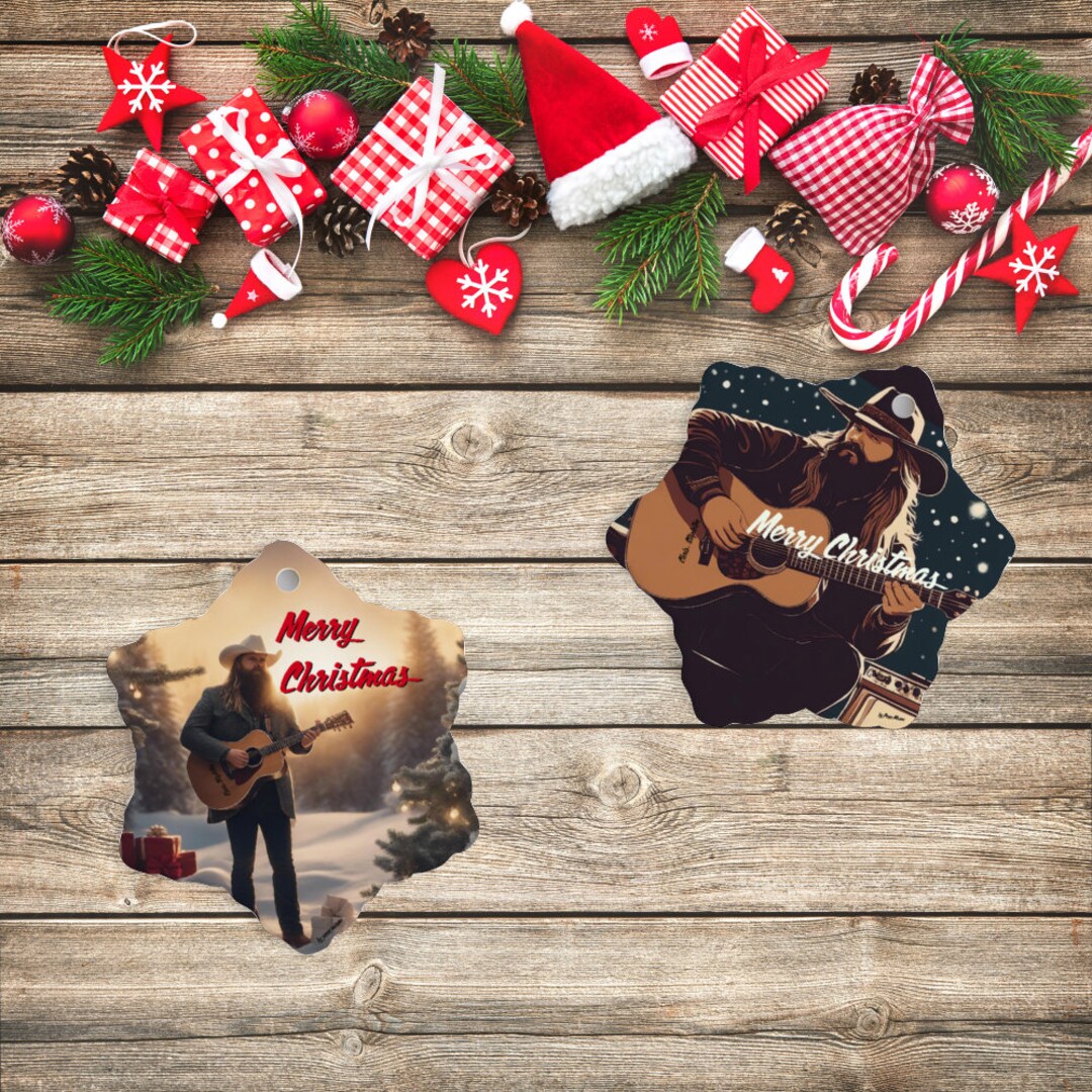 Chris Stapleton 6-pointed Star Ceramic Christmas Ornaments - Etsy