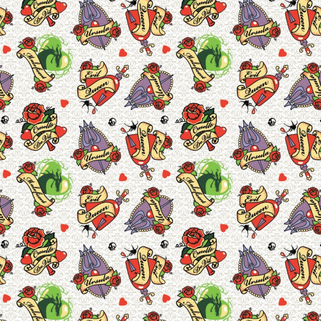 Disney Evil Queen Badges, From Camelot Fabrics, 85990203B-2, 100% ...