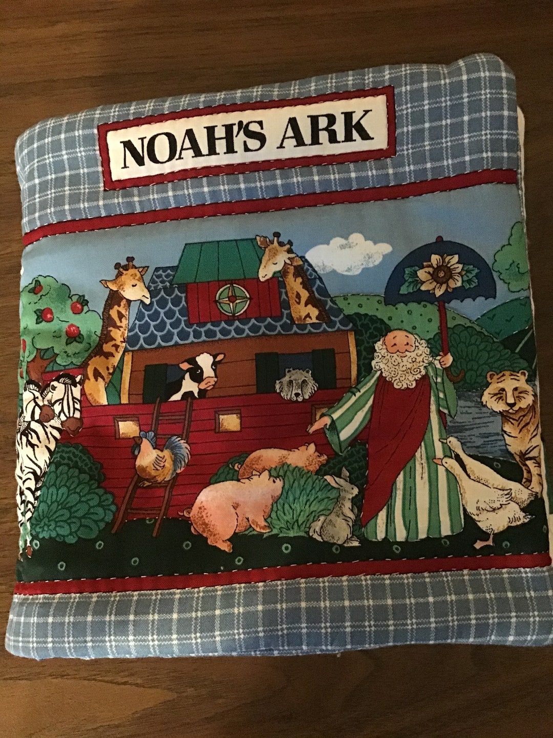 Noah's Ark Fabric Book: Children's Bible Story - Etsy