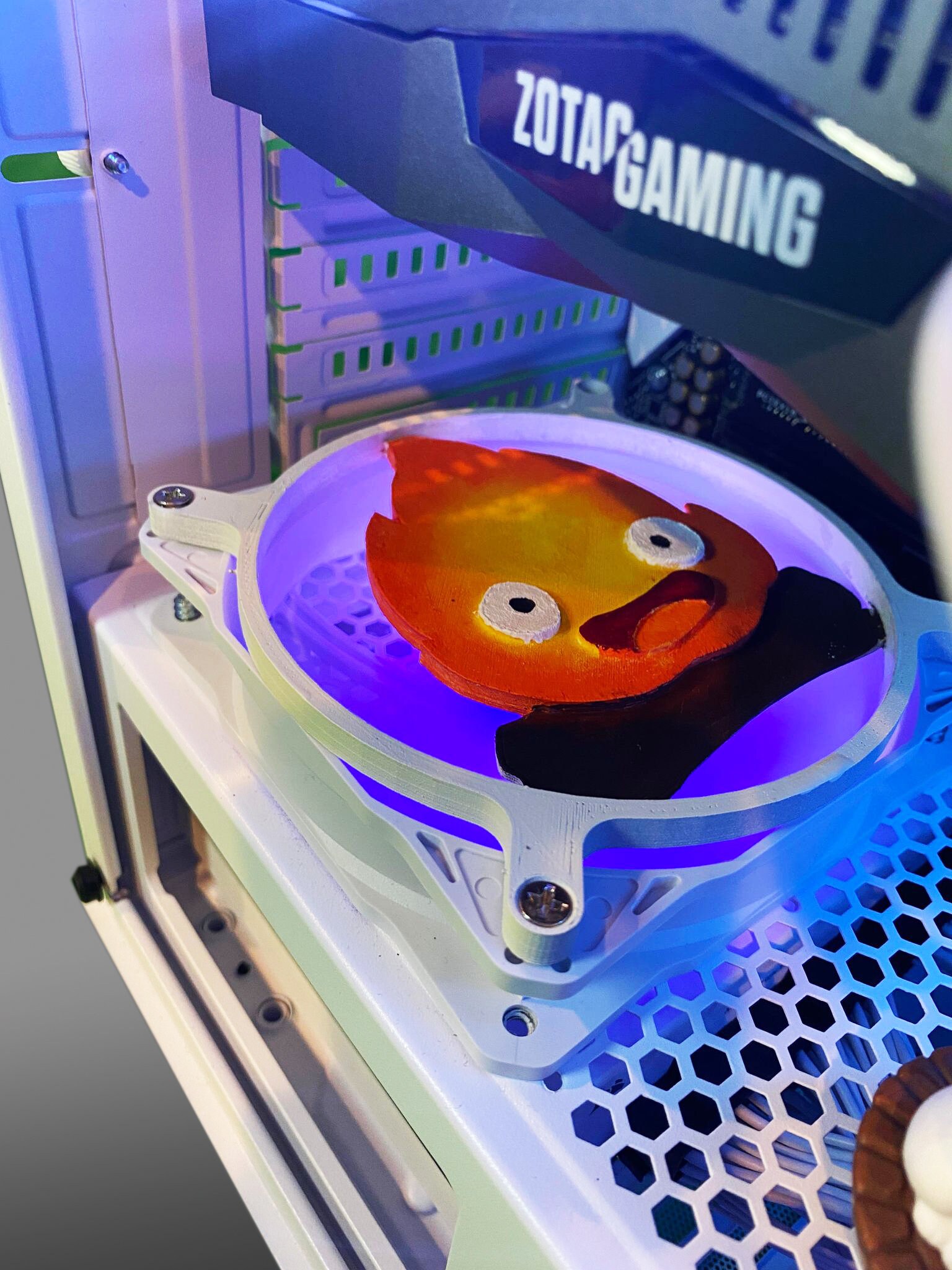 Calcifer PC Fan Grill - Etsy