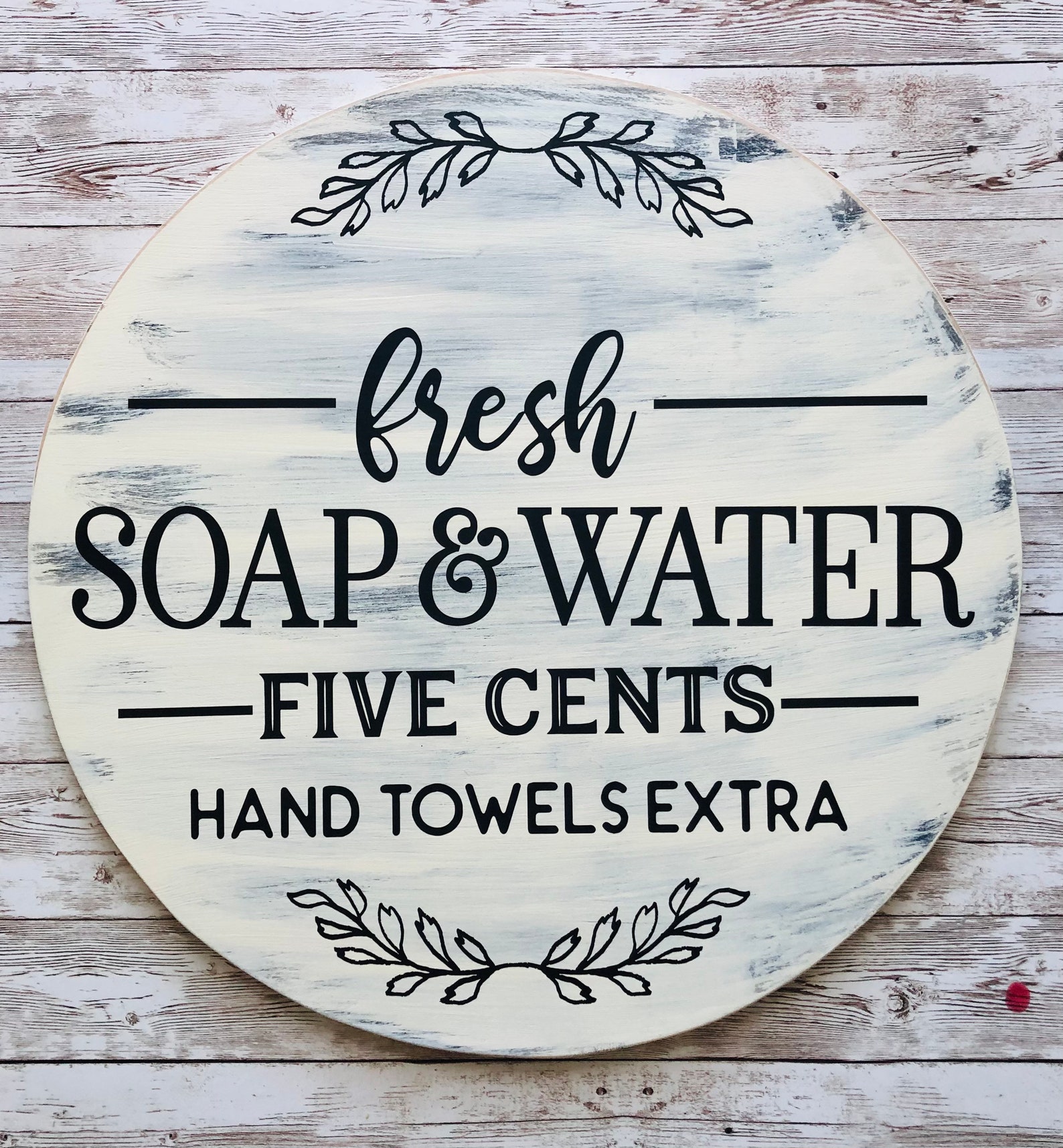 Farmhouse Soap and Water Sign Farmhouse Bathroom Sign - Etsy