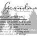 Grandparents Definition Print, Grandparents Gifts, Grandma Gift ...