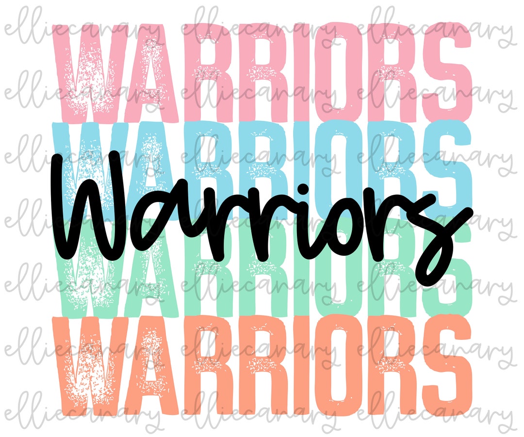Go Warriors PNG Sports Mom Team Spirit, Digital Download, Sublimation ...