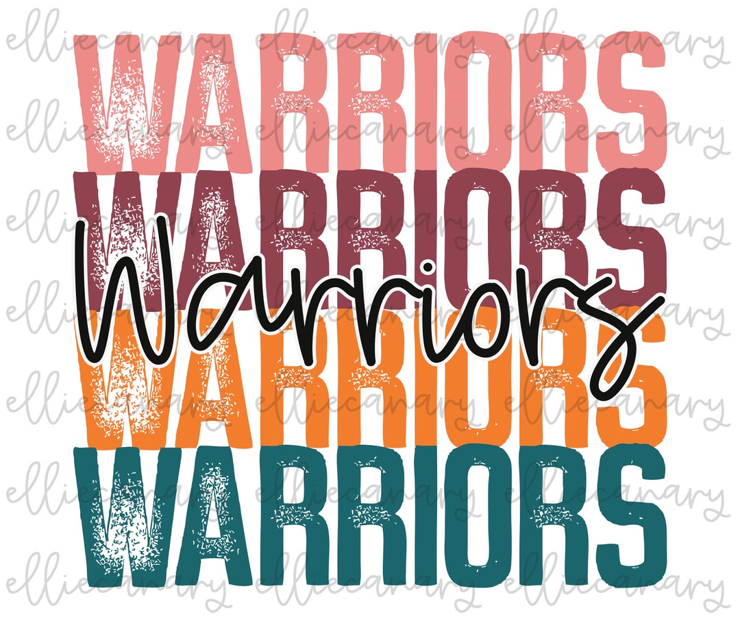 Go Warriors PNG Sports Mom Team Spirit, Digital Download, Sublimation ...