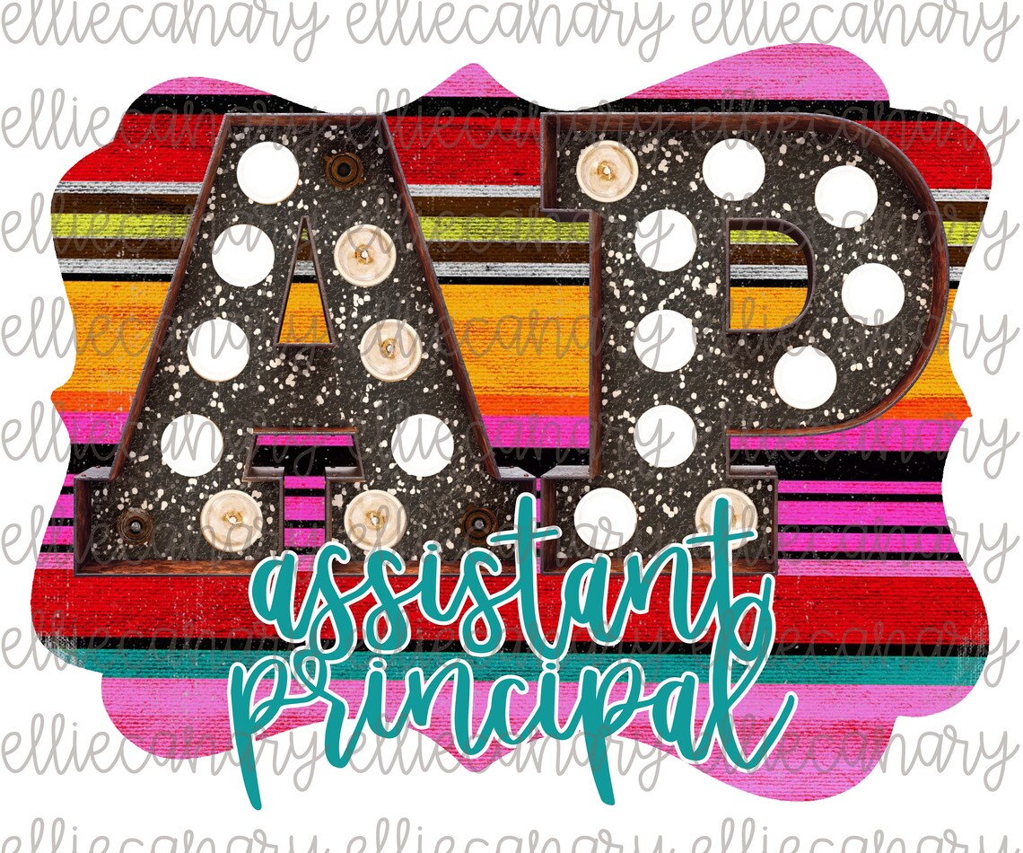 Assistant Principal PNG Back to School Elementary School - Etsy