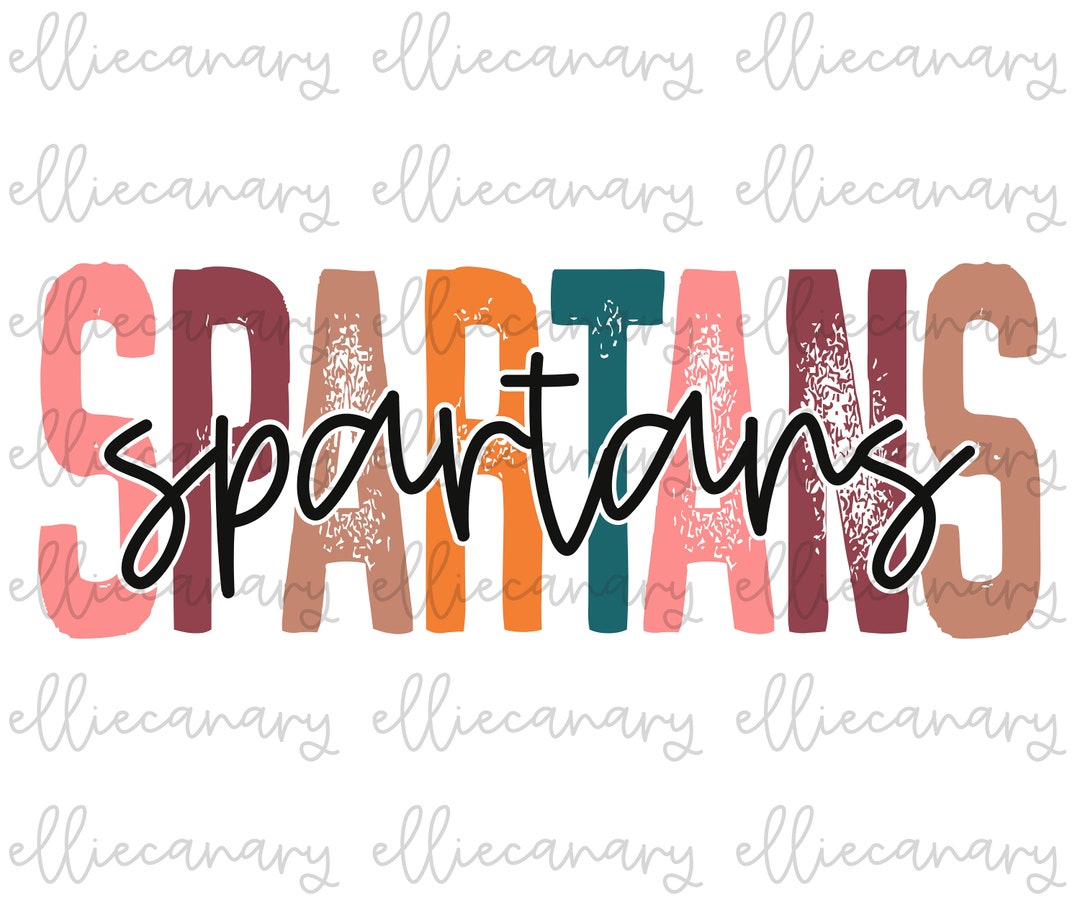 Go Spartans PNG Sports Mom Team Spirit, Digital Download, Sublimation ...