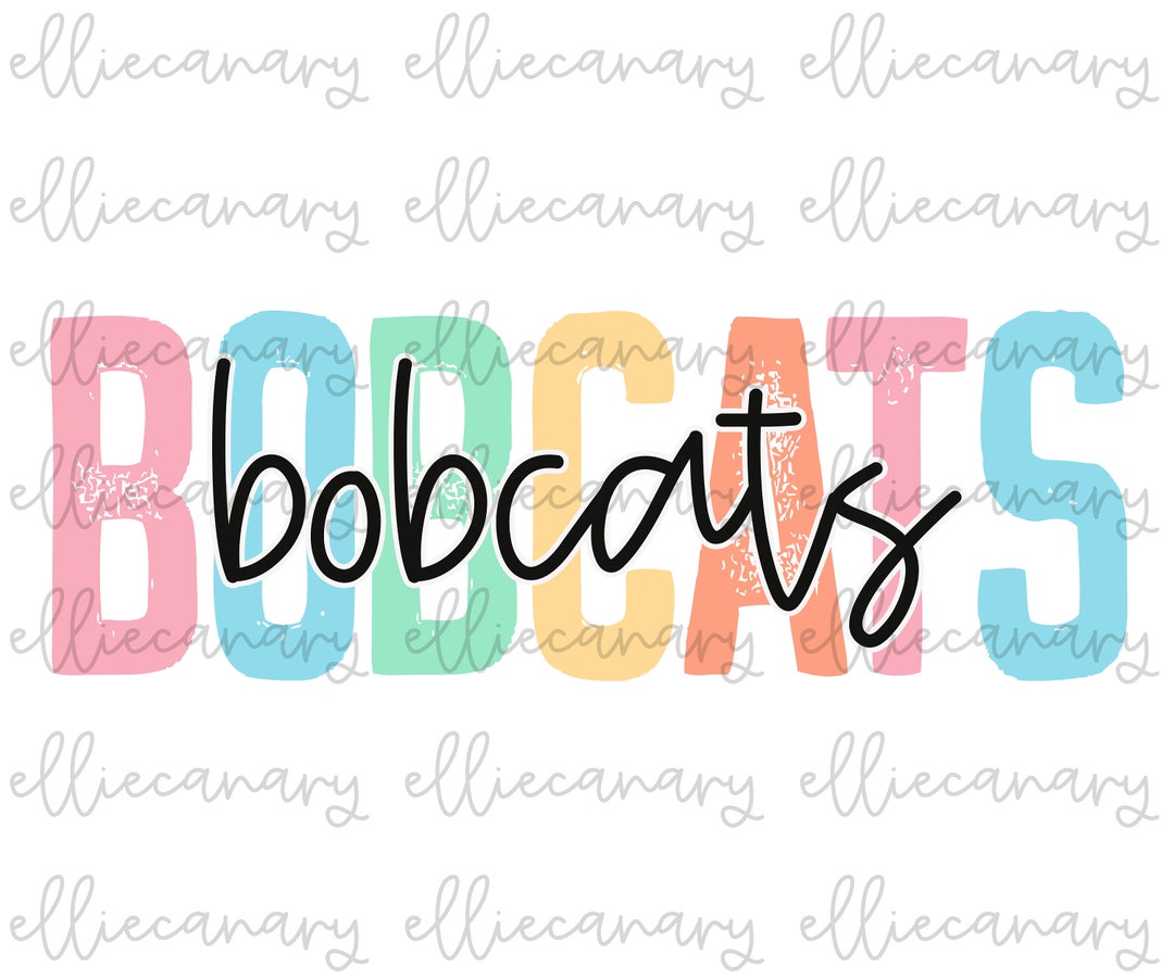 Go Bobcats PNG Sports Mom Team Spirit, Digital Download, Sublimation ...