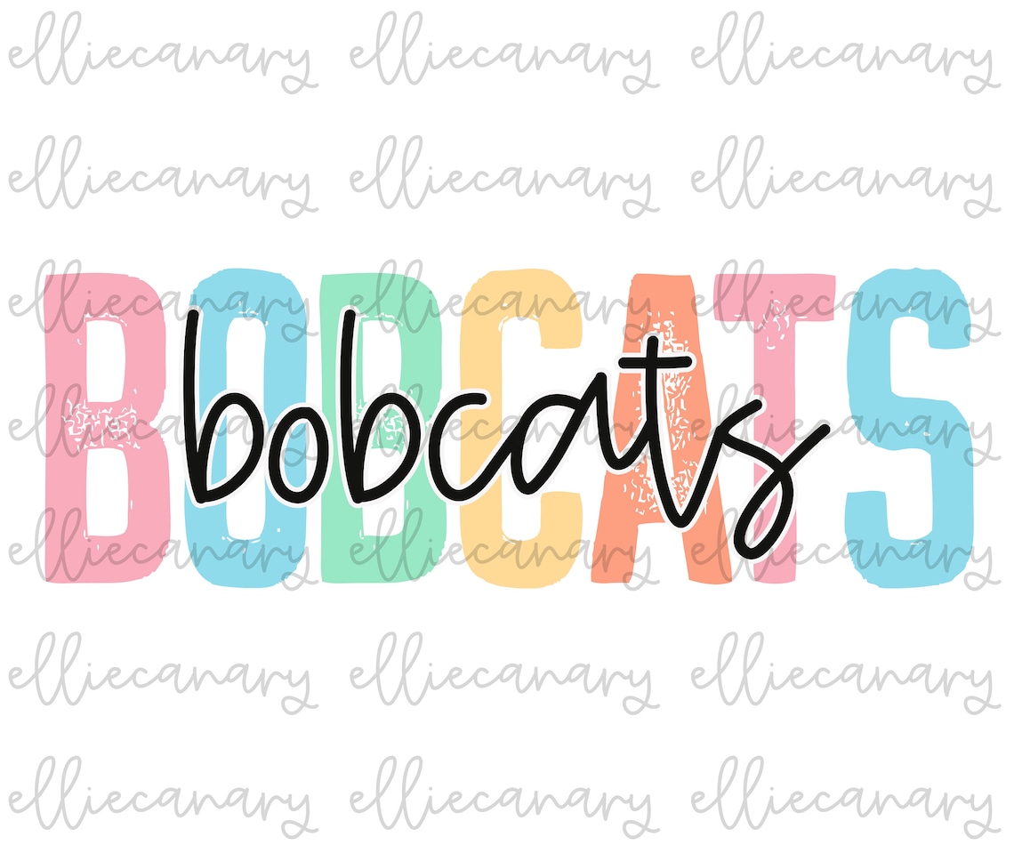 Go Bobcats PNG Sports Mom Team Spirit, Digital Download, Sublimation ...