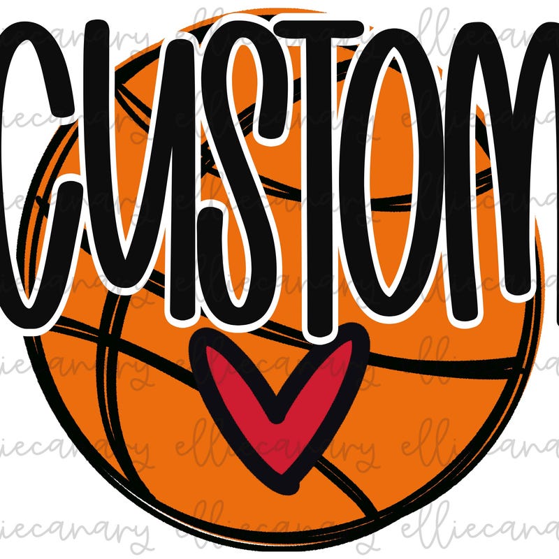 Custom Basketball - Etsy